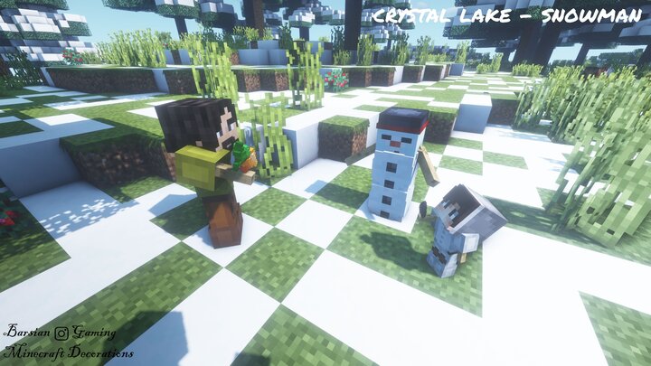 Crystal Lake - Winter Vacation Map Minecraft Map