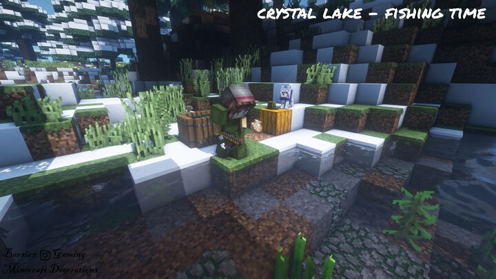 Crystal Lake - Winter Vacation Map Minecraft Map