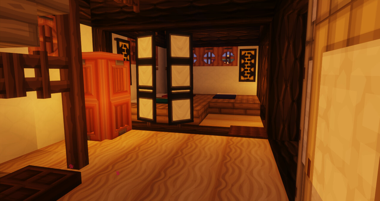 Large Japanese House - With full Survival friendly interior Minecraft Map