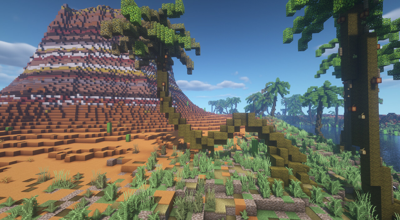 Custom Mesa [5k x 5k] Minecraft Map