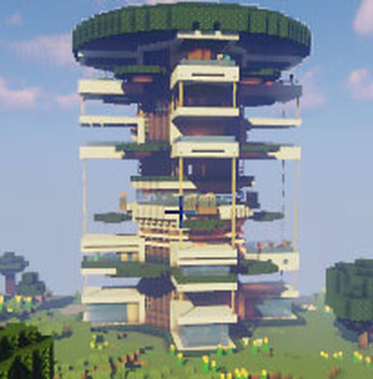 Modern tree house (survival map) Minecraft Map
