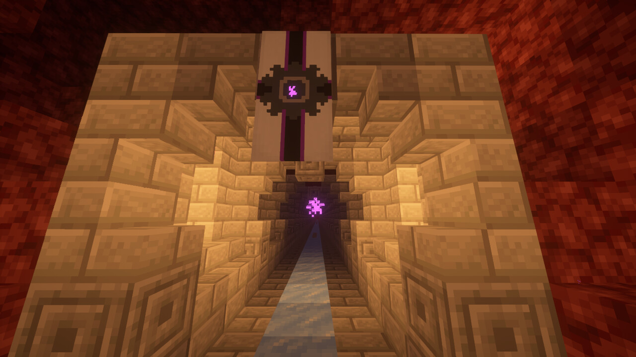 nether tunnel design Minecraft Map