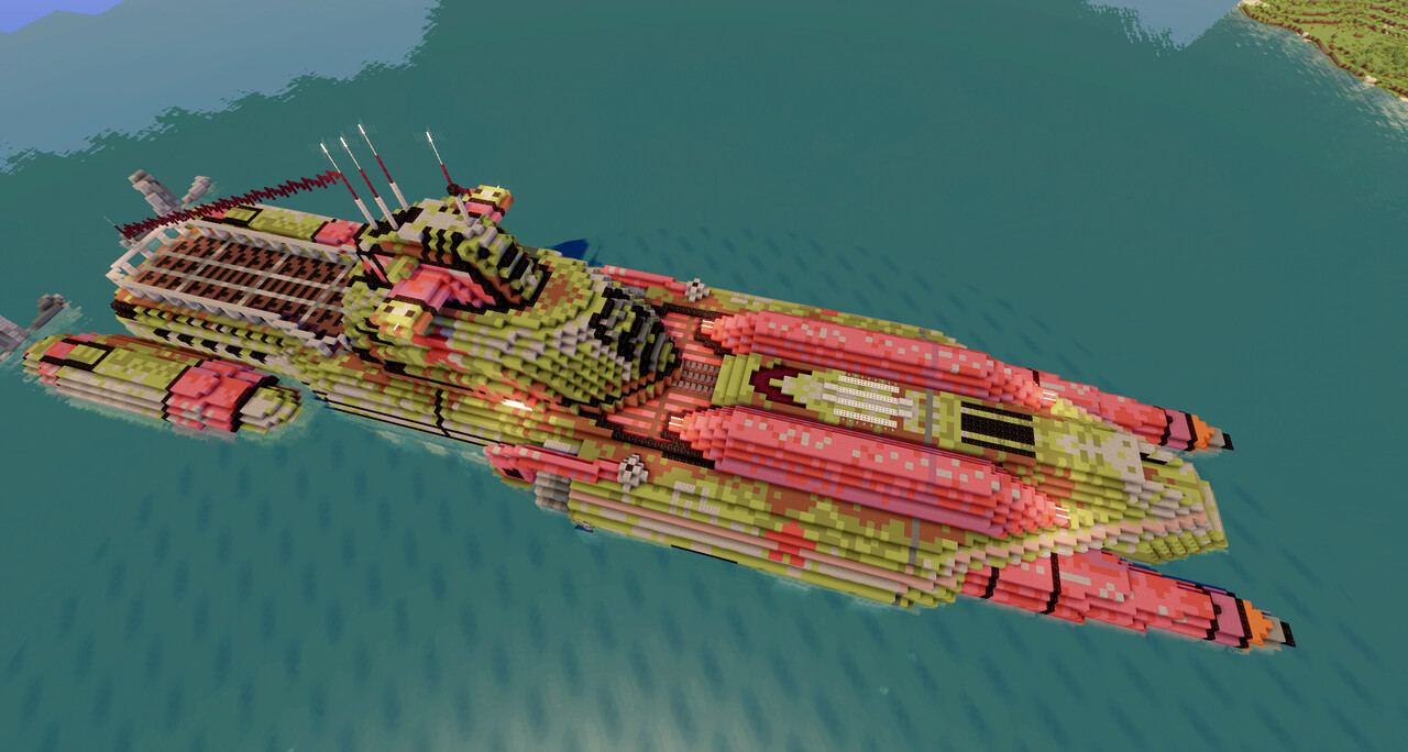 Akula submarine | C&C Red Alert 3 [1.12] Minecraft Map