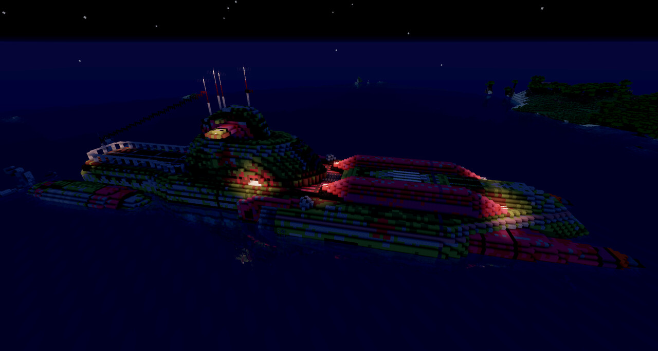 Akula submarine | C&C Red Alert 3 [1.12] Minecraft Map