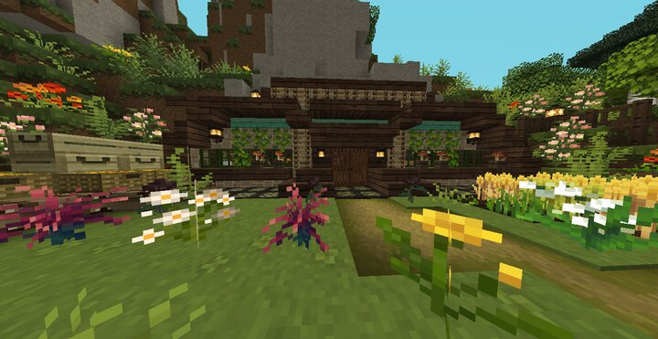 Aerith Hobbit Hole Minecraft Map