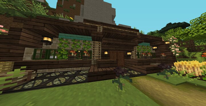 Aerith Hobbit Hole Minecraft Map