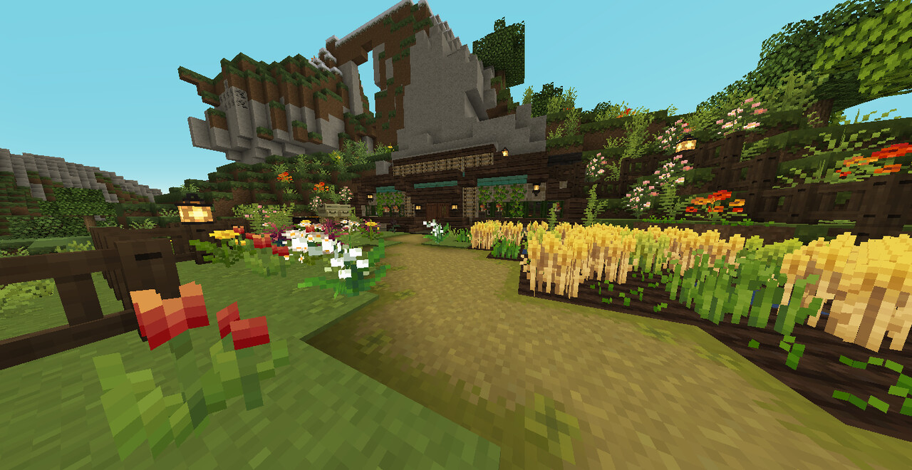 Aerith Hobbit Hole Minecraft Map