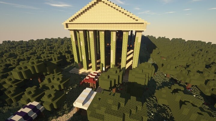 temple of Zeus Minecraft Map