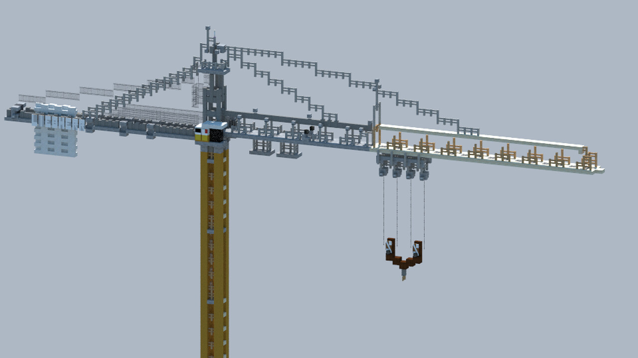 Liebherr 1000 EC-H 50 Litronic tower crane [With download] Minecraft Map