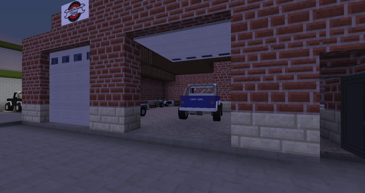 Auto Shop/Car Repair Shop Minecraft Map