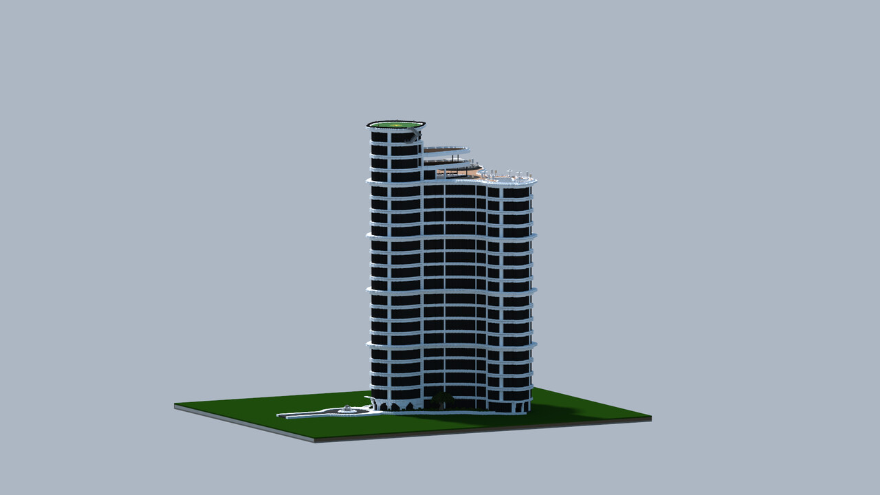 Hotel Sky Riser | Concept Building Minecraft Map