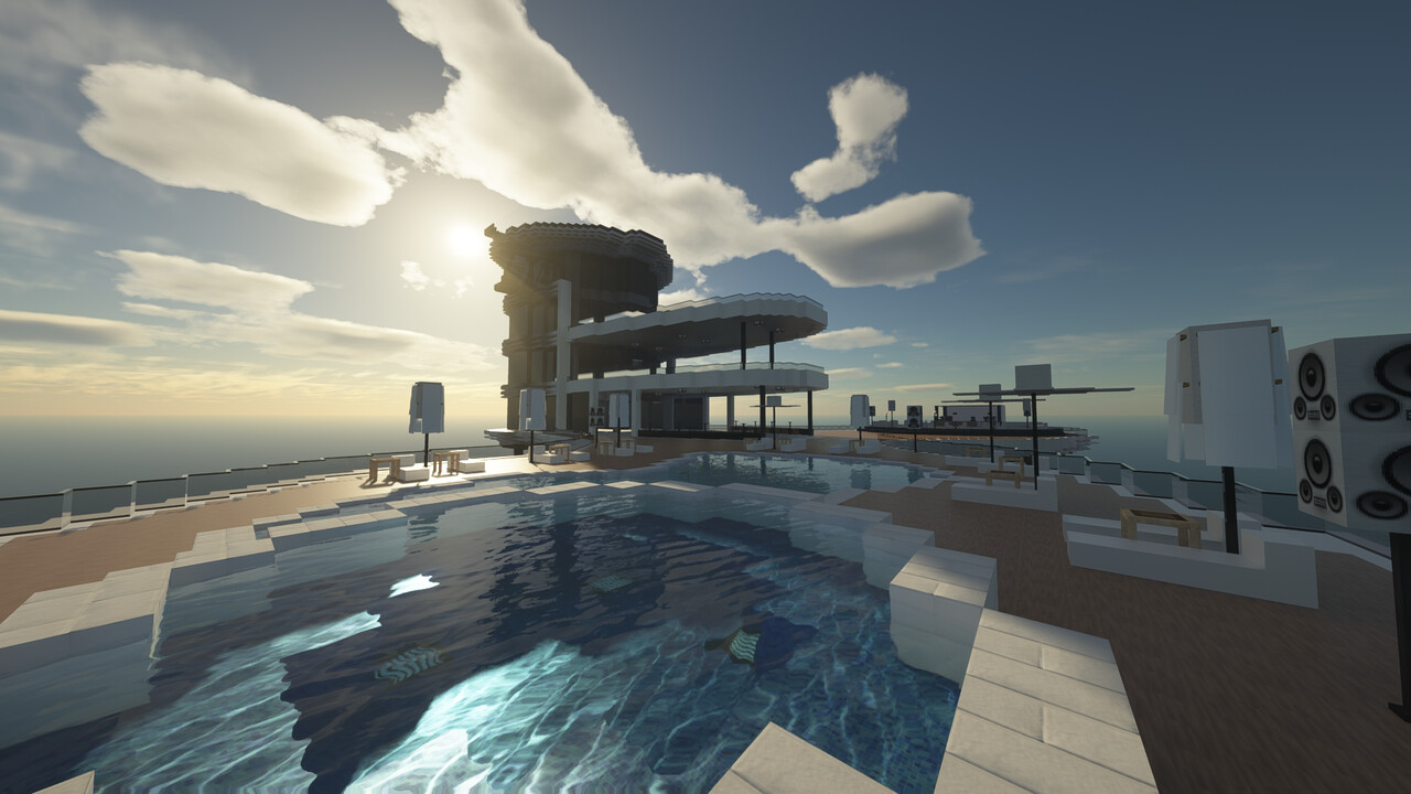 Hotel Sky Riser | Concept Building Minecraft Map