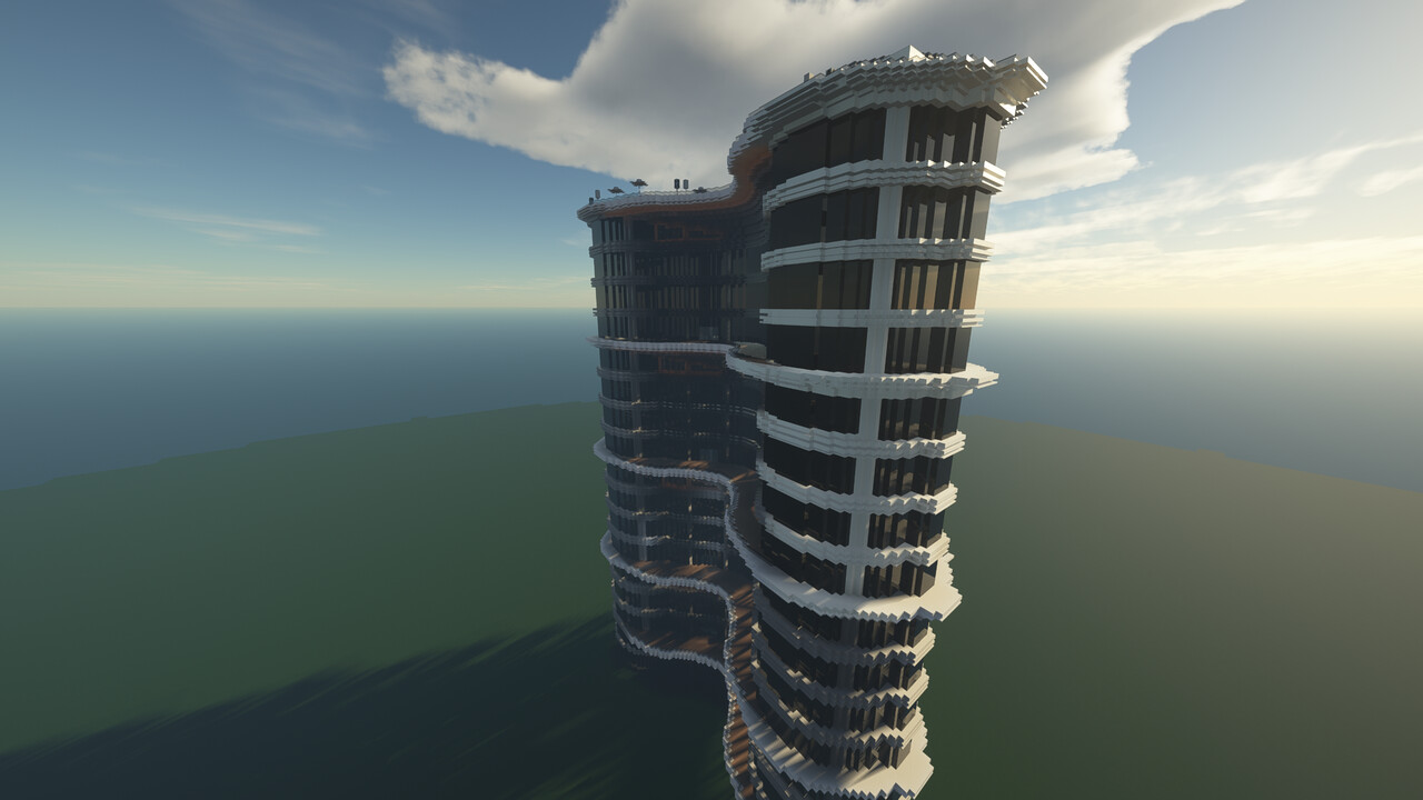 Hotel Sky Riser | Concept Building Minecraft Map