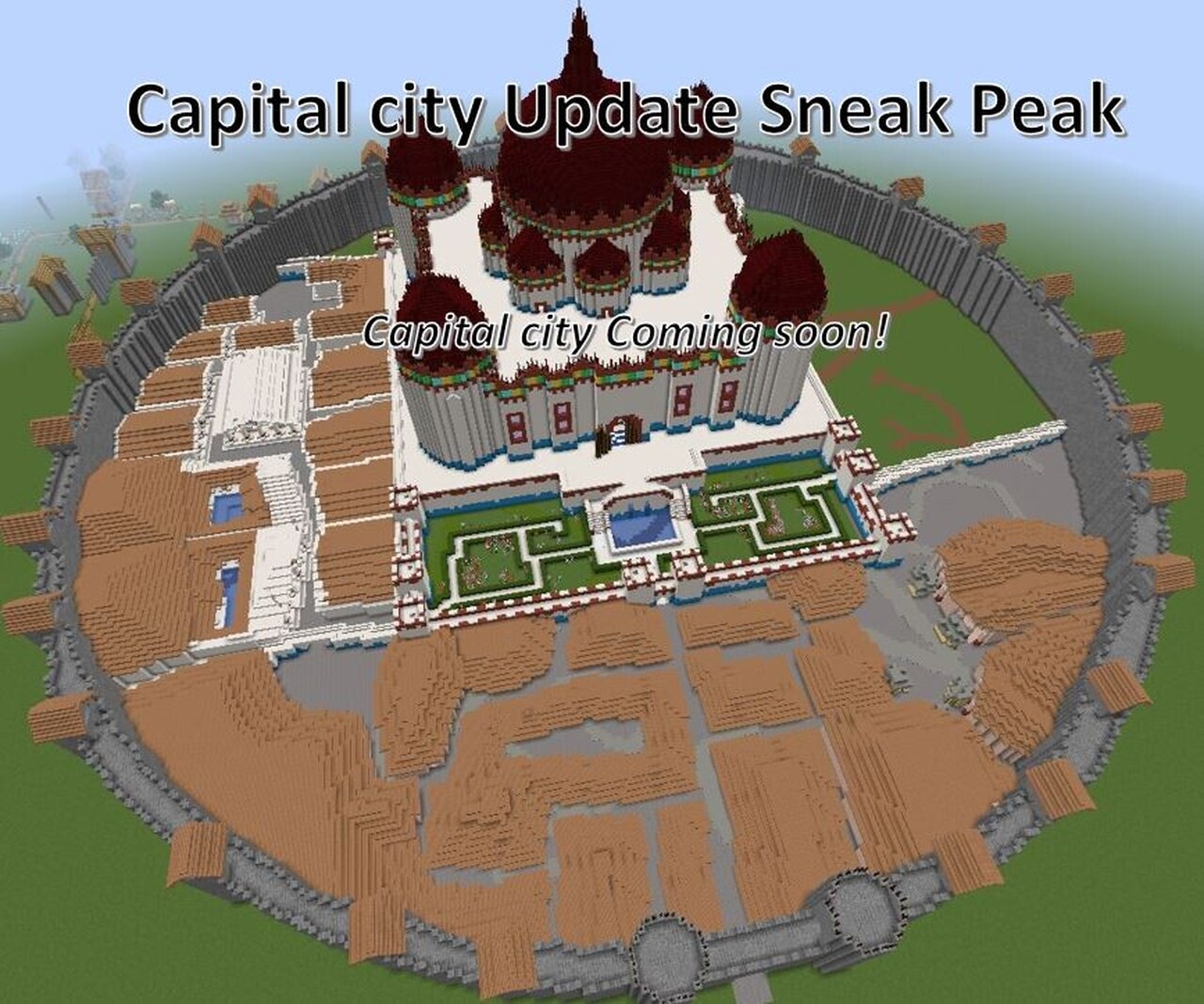 Empire Capital (The Palace schematic + map download)! Minecraft Map