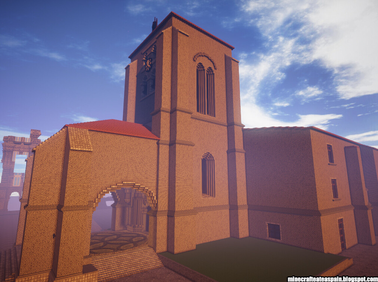 Replica Minecraft: Church of Santa María la Real and Antigua de Gamonal ...