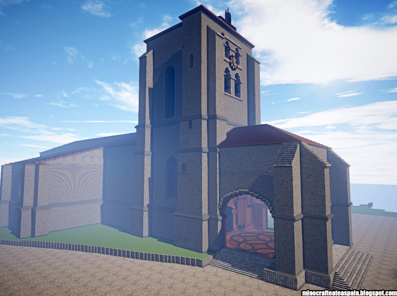 Replica Minecraft: Church of Santa María la Real and Antigua de Gamonal ...