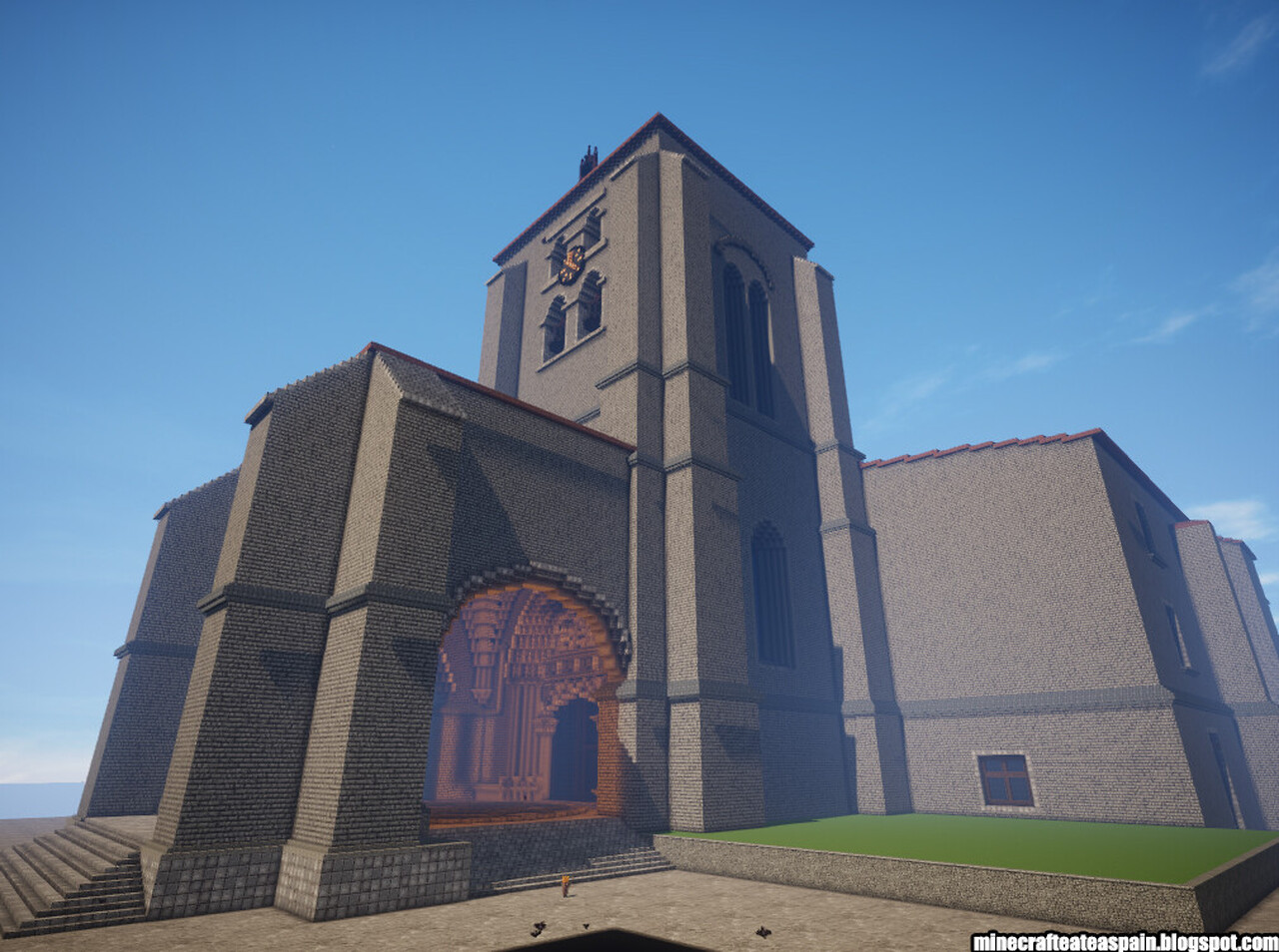 Replica Minecraft: Church of Santa María la Real and Antigua de Gamonal ...
