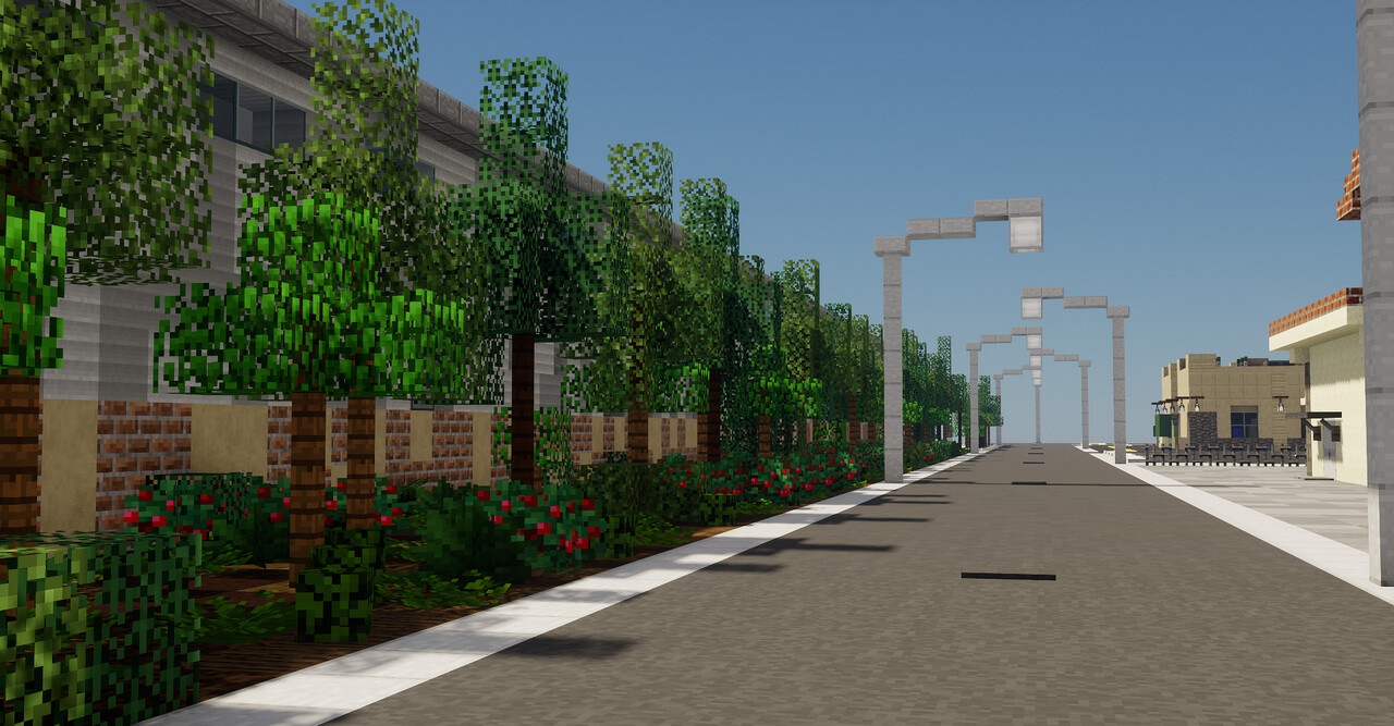 Greenfield City, The Freisoft center Minecraft Map