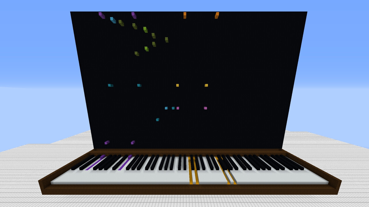 Big Midi Piano Minecraft Map