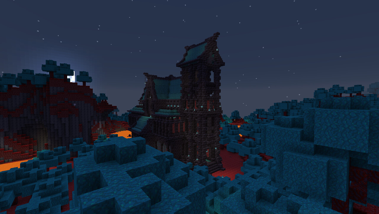 Dark Church And Dark Forest Minecraft Map
