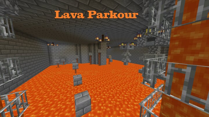 Lava Parkour Minecraft Map
