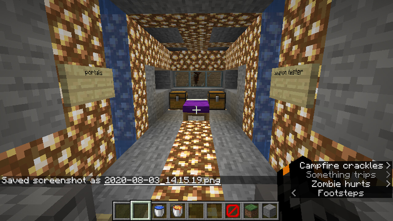 Base Under A Village ! (UPDATE) Minecraft Map