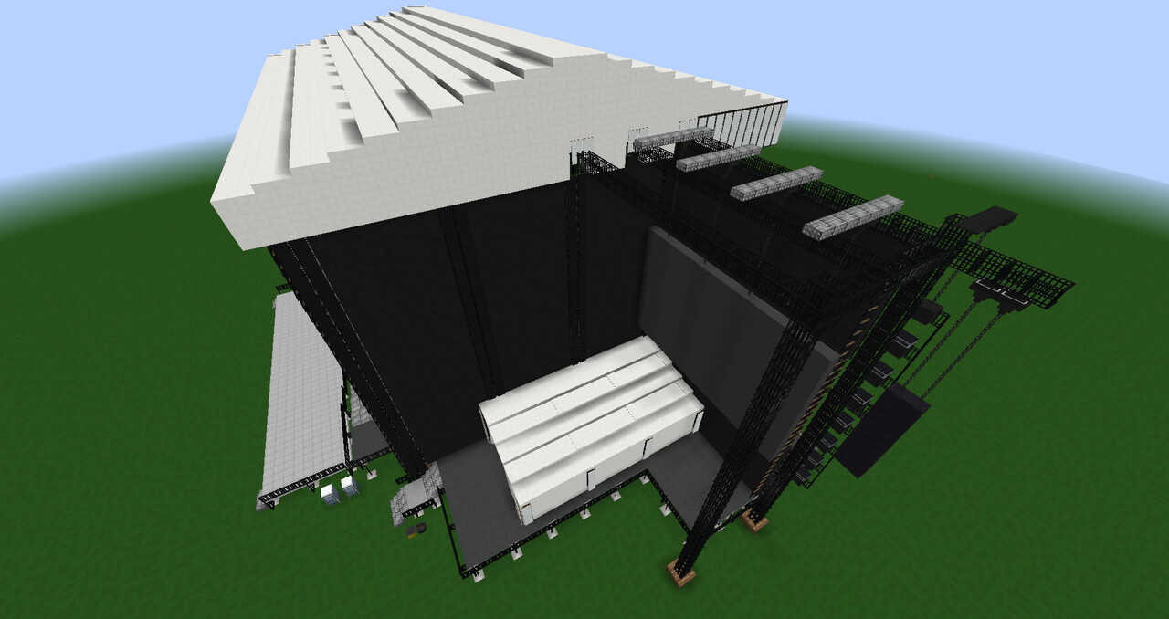 Realistic Music Festival Stage Minecraft Map