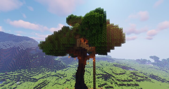 Tree House Base Minecraft Map