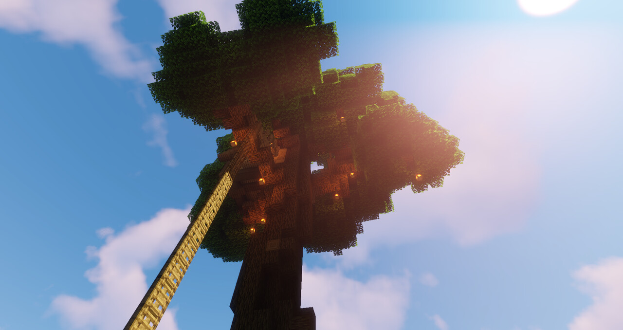 Tree House Base Minecraft Map