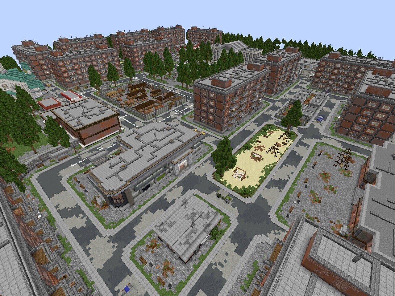 Russian City Minecraft Map
