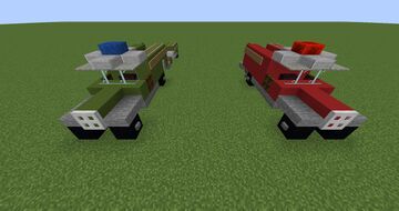 Firetruck Minecraft Maps with Downloadable Schematic