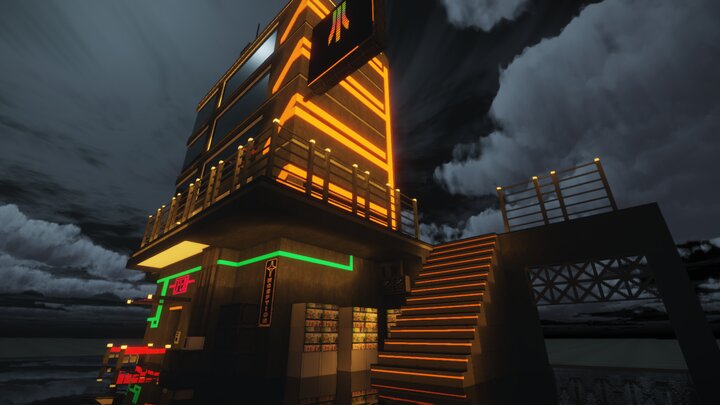 Cyberpunk project Minecraft Map