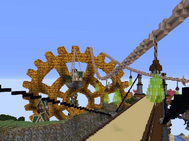 steampunk Magic city Minecraft Map