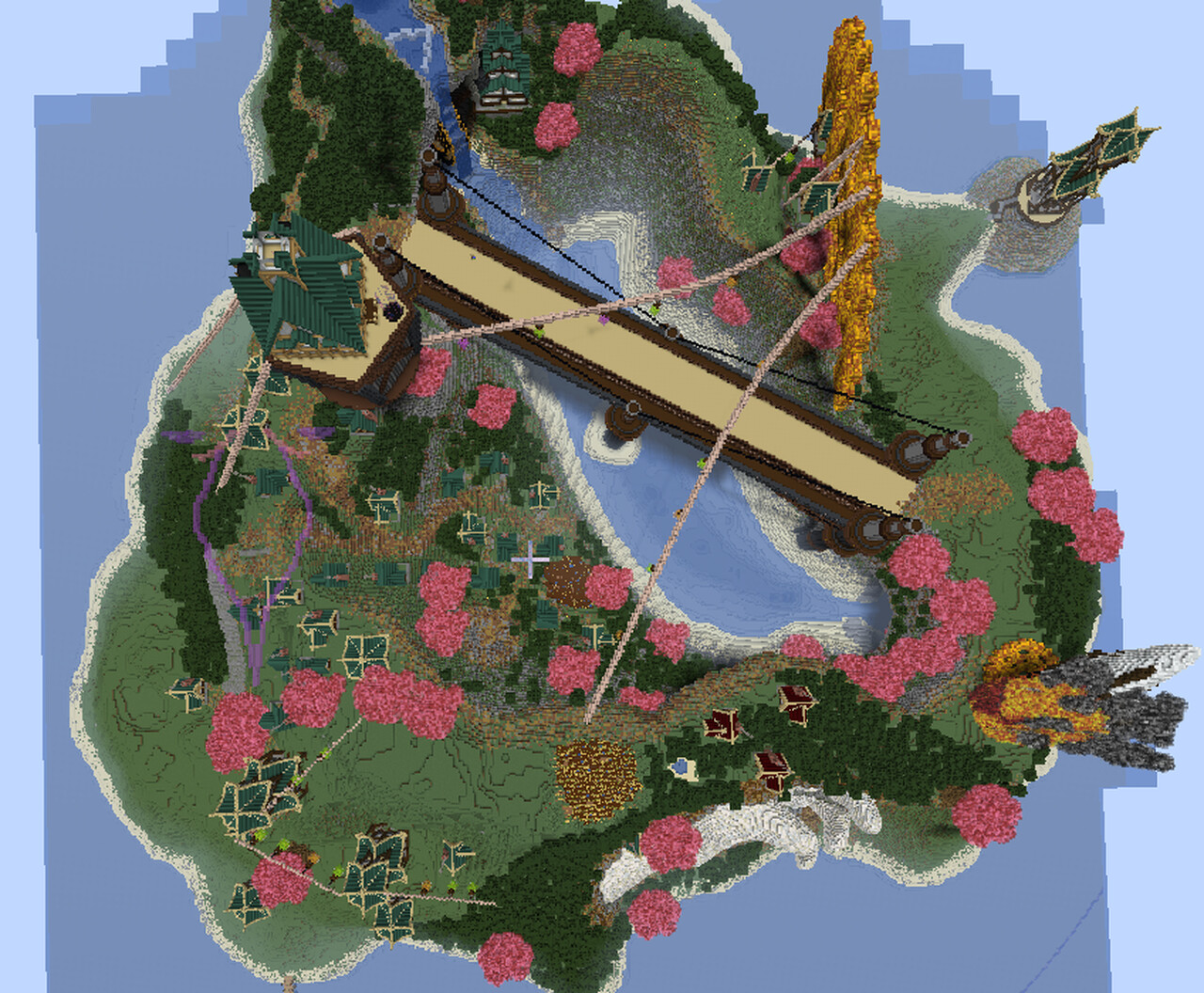 steampunk Magic city Minecraft Map