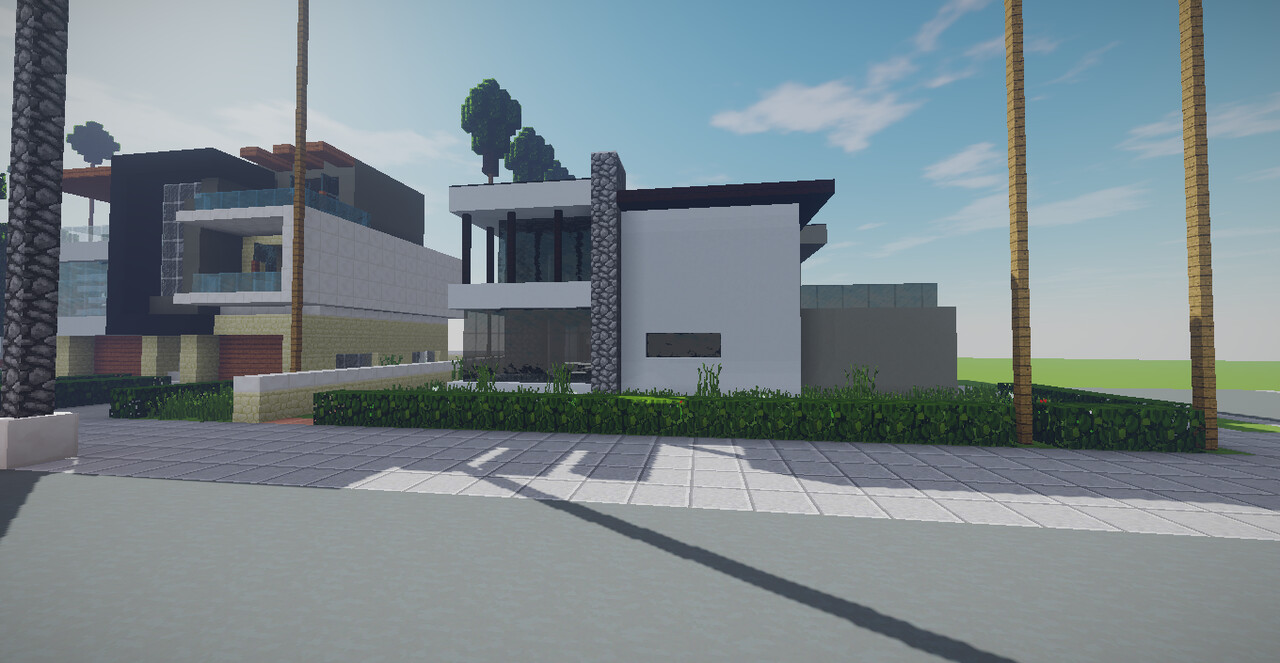 Modern House #19 + Schematics Minecraft Map