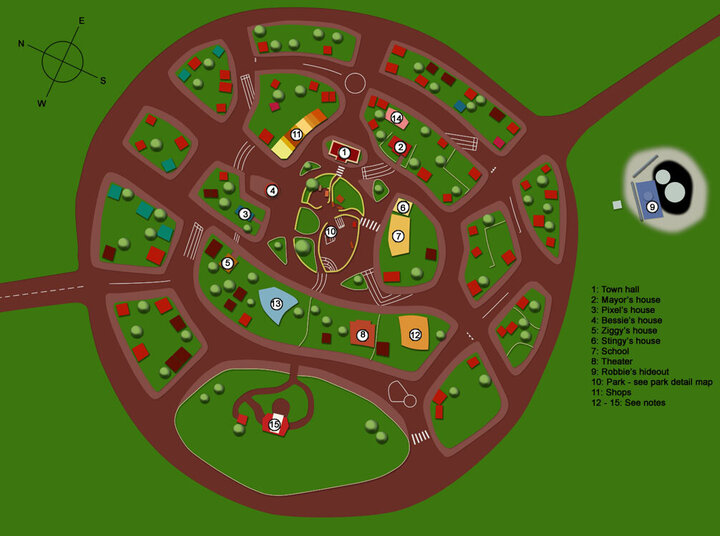 LazyTown 1.16.1 Java Edition (Modded Fabric) Discontinued Minecraft Map