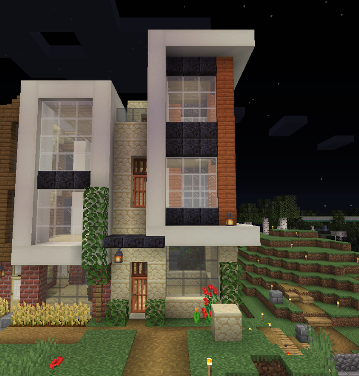 Warm Modern Townhouse 2 Minecraft Map