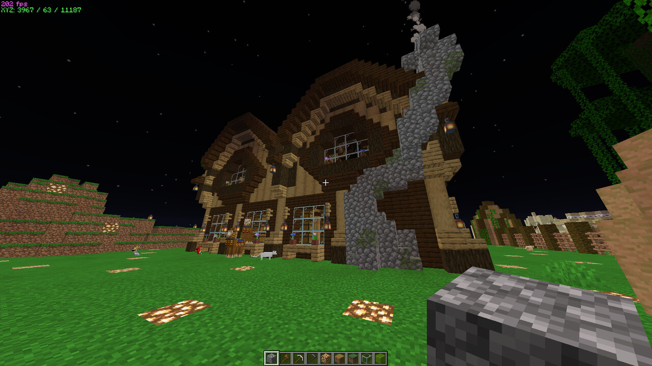 Wooden House - Survival Base Minecraft Map