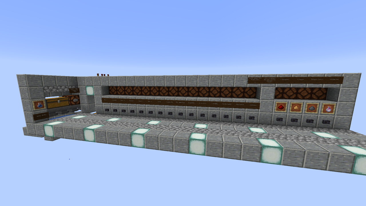 Simple All Potion Farm Minecraft Map