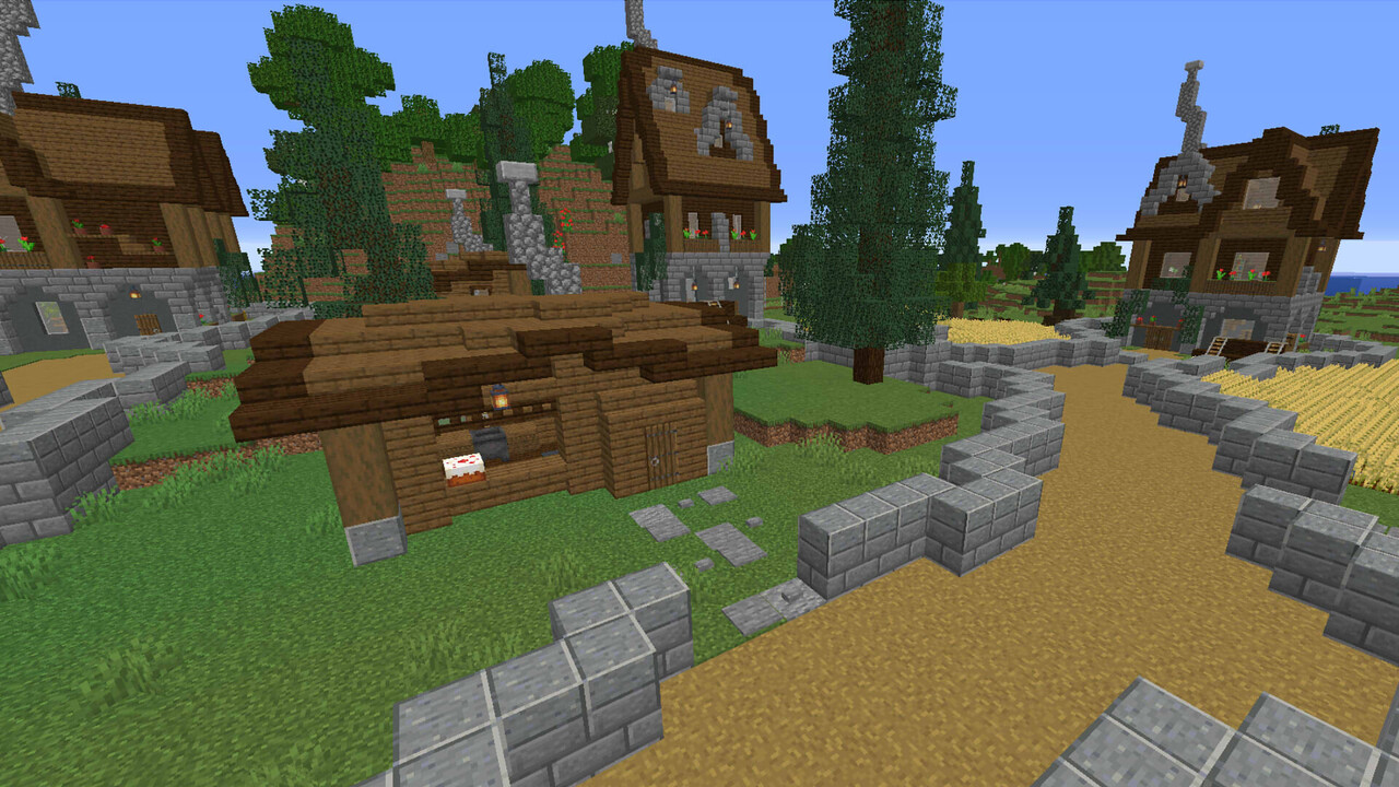 The Spruce Village Minecraft Map
