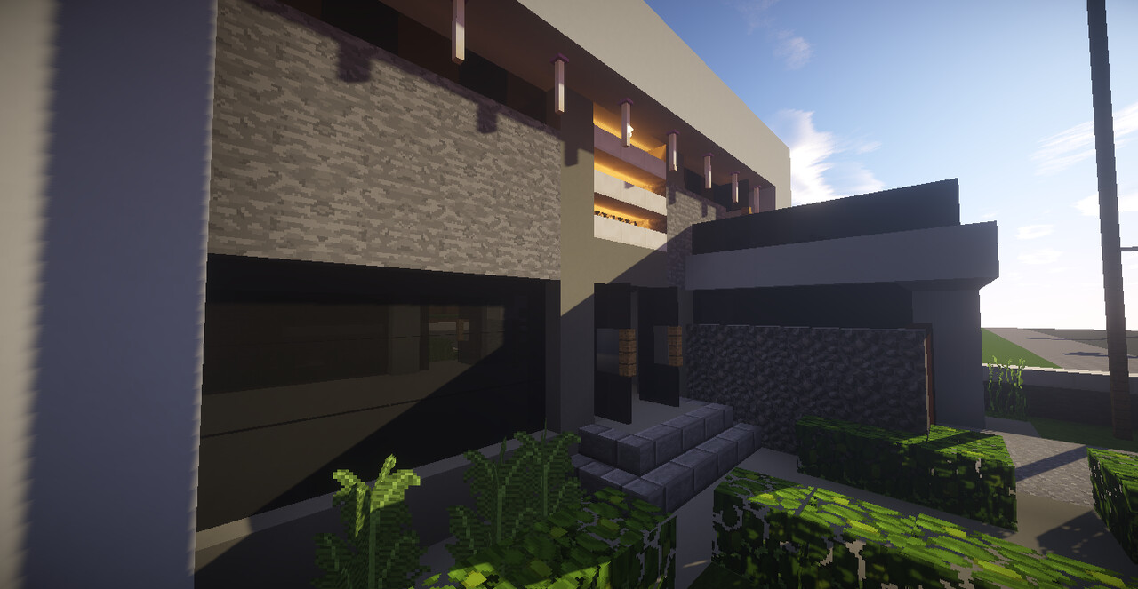 Modern House #6 + Schematic Minecraft Map