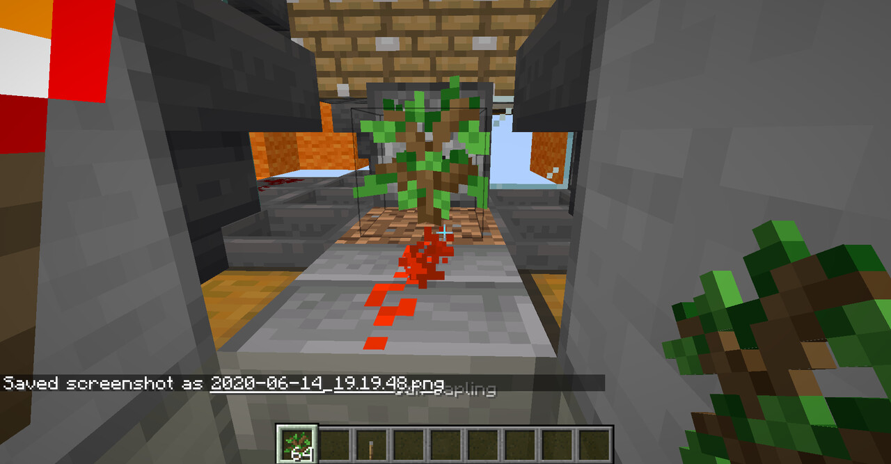 the most efficient tree farm Minecraft Map