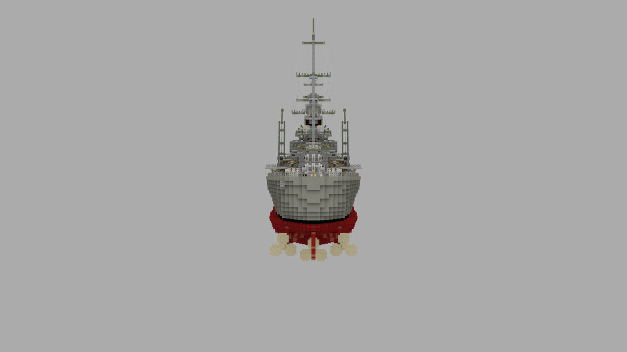 KMS Roon 1,5:1 Scale (Fictional German Heavy Cruiser) Minecraft Map