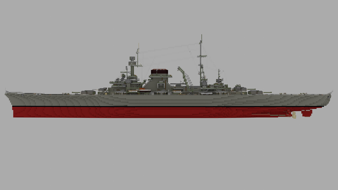 KMS Roon 1,5:1 Scale (Fictional German Heavy Cruiser) Minecraft Map