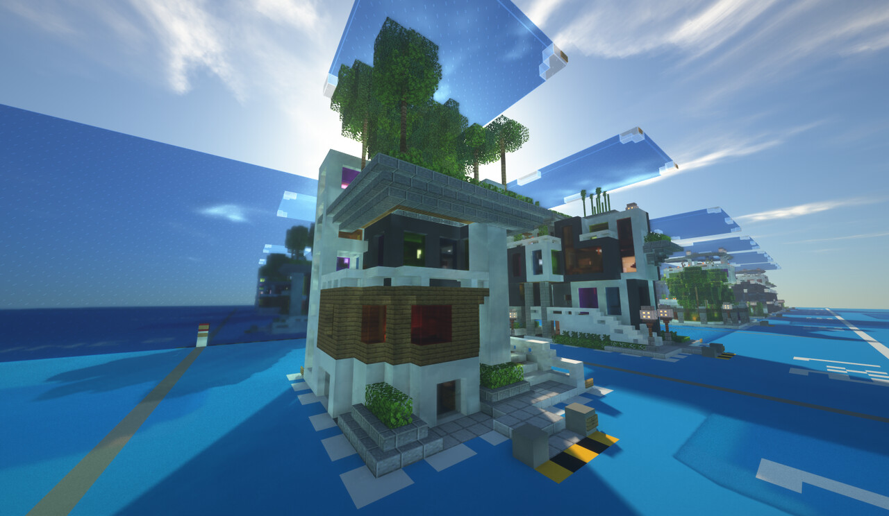 Comtemporary and colorful city Minecraft Map