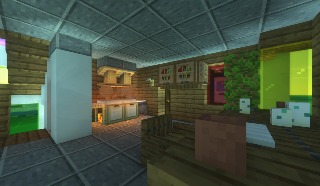 Comtemporary and colorful city Minecraft Map