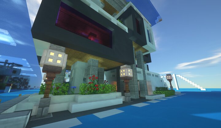 Comtemporary and colorful city Minecraft Map