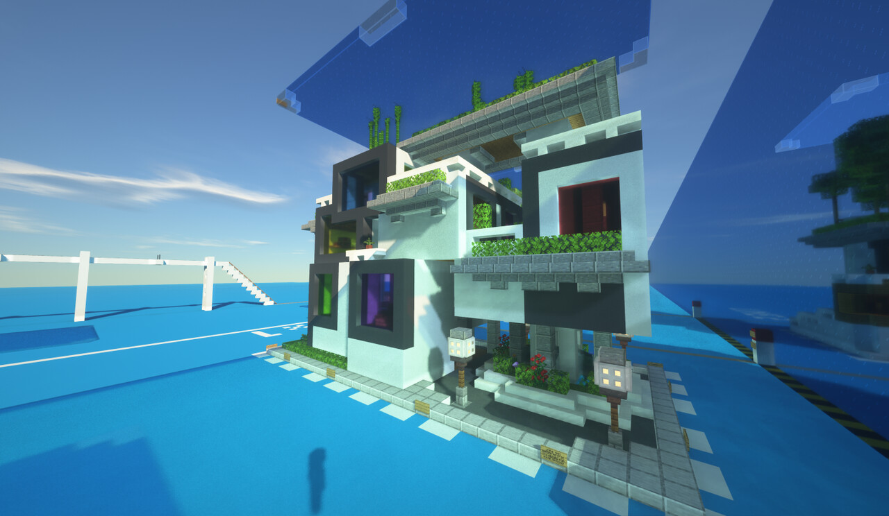 Comtemporary and colorful city Minecraft Map