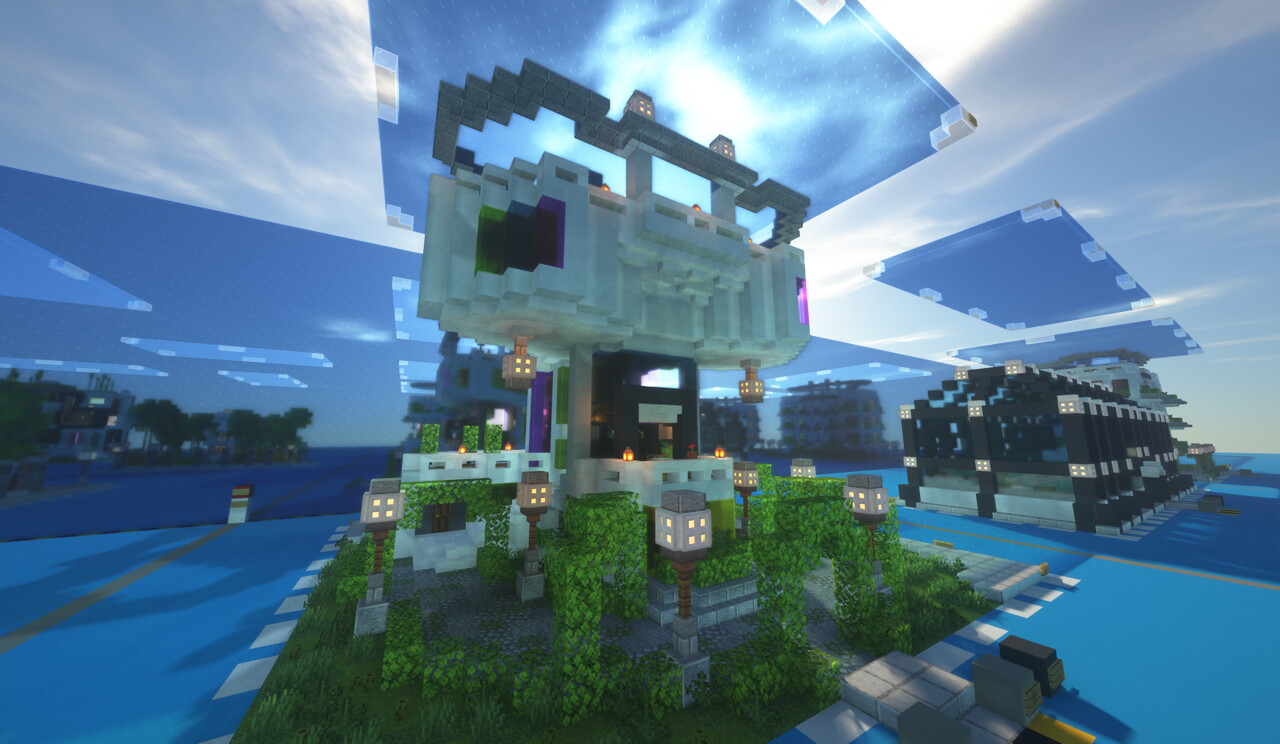 Comtemporary and colorful city Minecraft Map