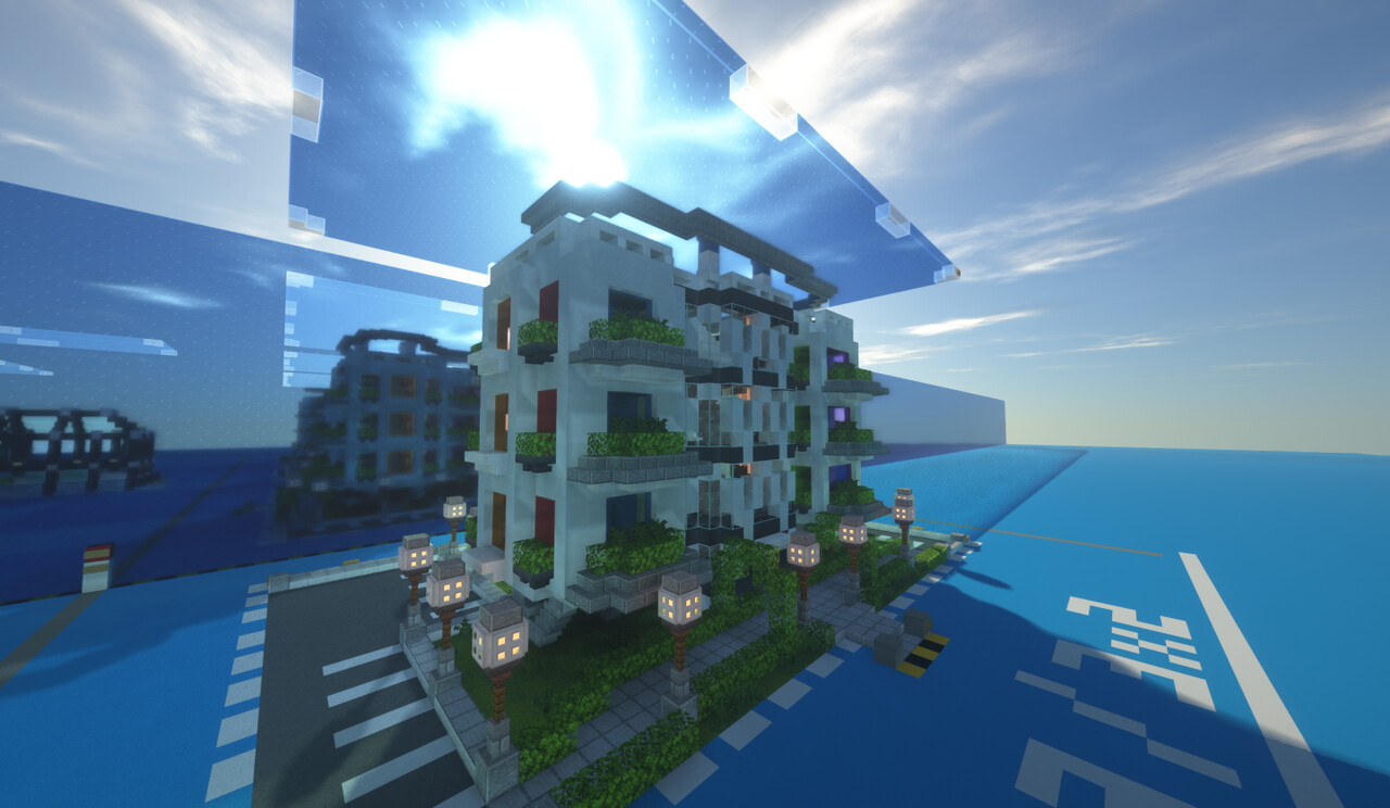 Comtemporary and colorful city Minecraft Map